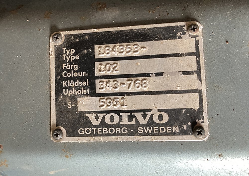Volvo 1800E 1971 Steel blue metallic (102)
