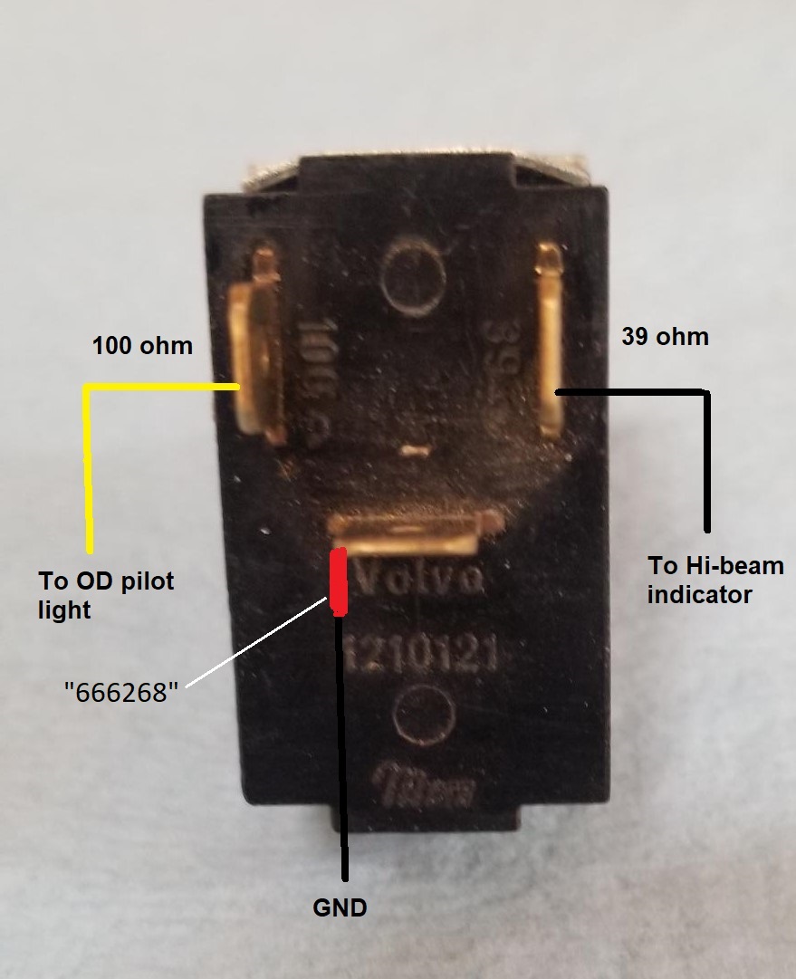Wiring – Volvo 1800 Pictures and global register